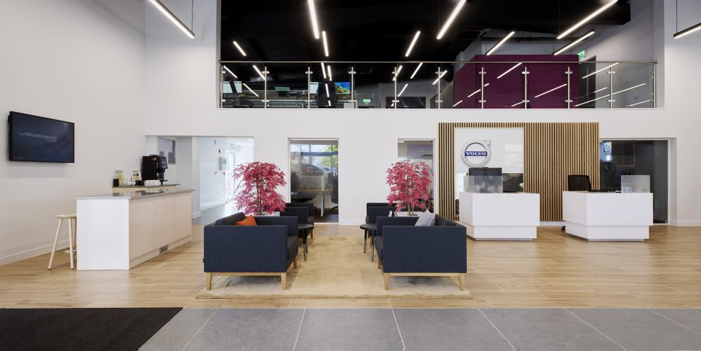Showroom Design & Build | Holden Group Volvo, Kings Lynn - Bluespace